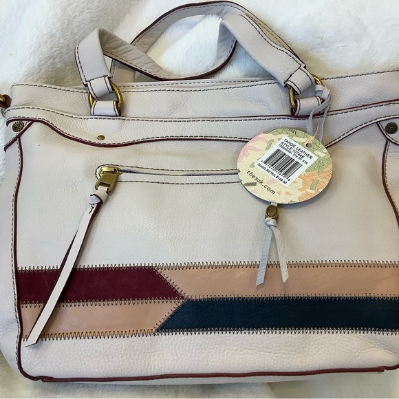 The Sak | Bags | New The Sak Tahoe Satchel Stone Cream With Colorblock ...